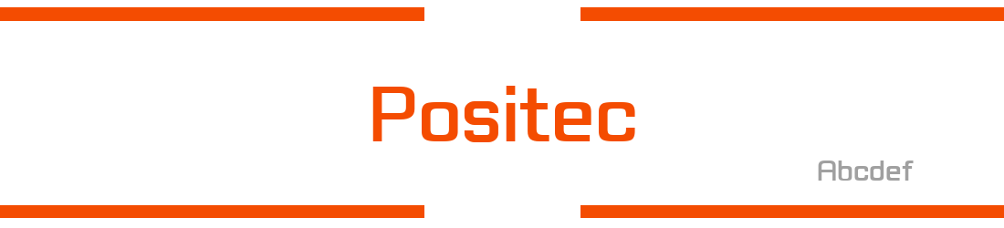 Positec Bold Font: Free Download | MaisFontes