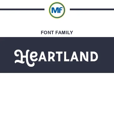 Heartland Font Family: Download Free | MaisFontes