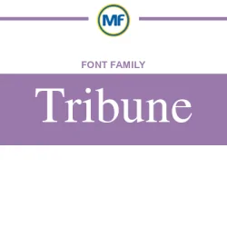 Tribune Regular: Free Font Download | MaisFontes