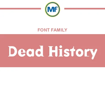 Dead History Font Family: Download Free | MaisFontes