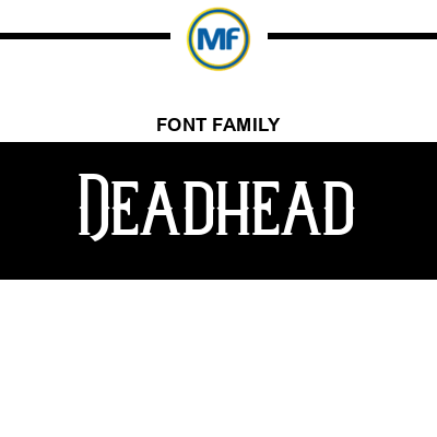 Deadhead Font Family: Download Free | MaisFontes