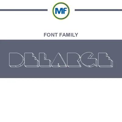 DeLarge Font Family: Download Free | MaisFontes