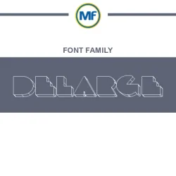 DeLarge Outline Font: Free Download | MaisFontes