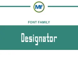 Designator Regular: Free Font Download | MaisFontes