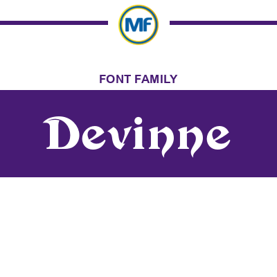 Devinne Font Family: Download Free | MaisFontes