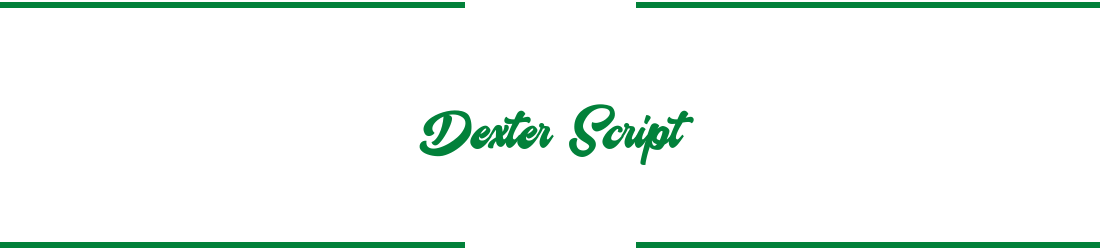 Dexter Script Font: Free Download | MaisFontes