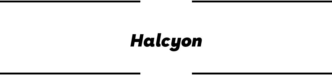 Halcyon Font Family: Free Download | MaisFontes