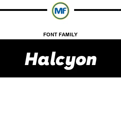 Halcyon Font Family: Free Download | MaisFontes