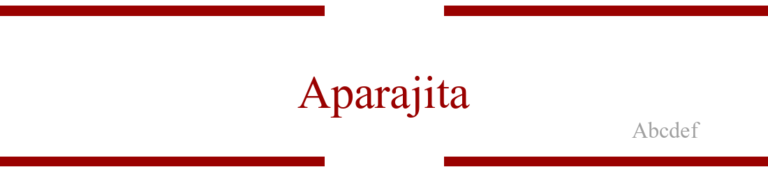 Aparajita Font: Free Download | MaisFontes
