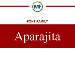 Aparajita: Download Free Font | MaisFontes