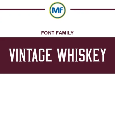 Download Vintage Whiskey Fonts | MaisFontes