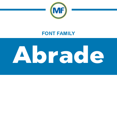 Abrade Font Family: Free Download | MaisFontes
