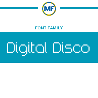 Digital Disco Font Family: Download Free | MaisFontes