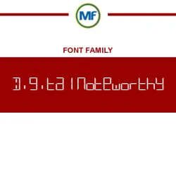 Digital Noteworthy Bold: Free Font Download | MaisFontes