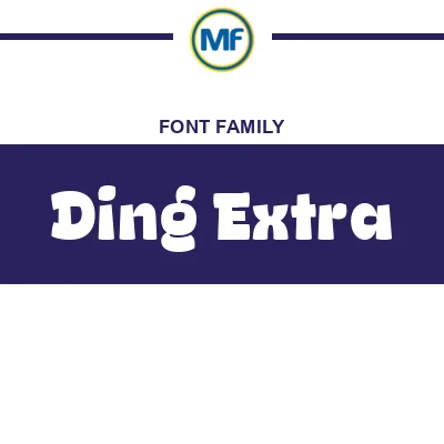 Ding Extra Font Family: Download Free | MaisFontes