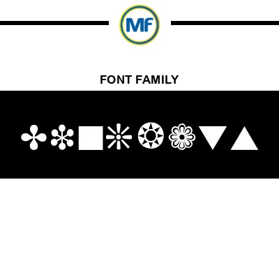Dingbats Font Family: Download Free | MaisFontes