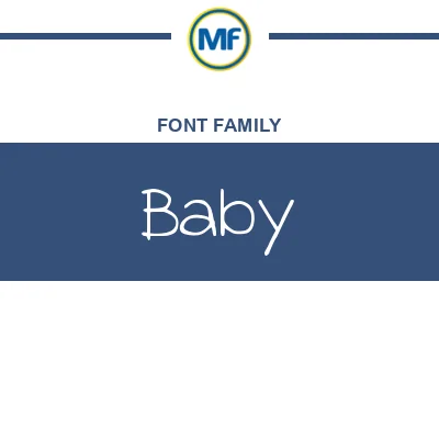 Baby Font Family: Download Free | MaisFontes