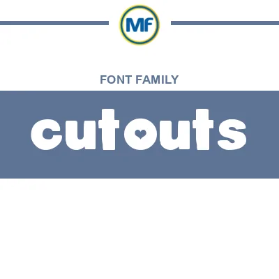 Cutouts Font Family: Download Free | MaisFontes