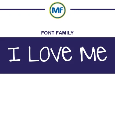 I Love Me Font Family: Download Free | MaisFontes