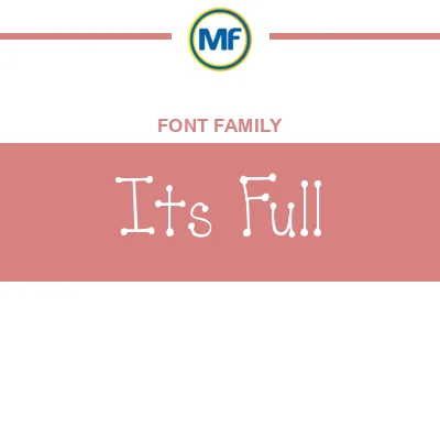 Its Full Font Family: Download Free | MaisFontes