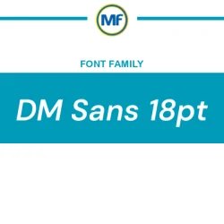 DM Sans 18pt Thin: Free Font Download | MaisFontes