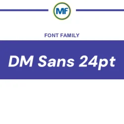 DM Sans 24pt Bold: Free Font Download | MaisFontes
