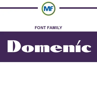 Domenic Font Family: Free Download | MaisFontes