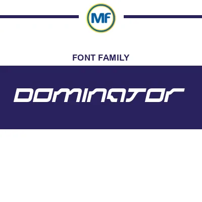 Dominator Font Family: Free Download | MaisFontes