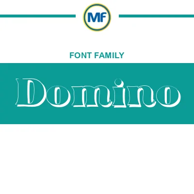Domino Font Family: Download Free | MaisFontes