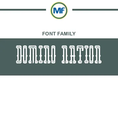 Domino Nation Font Family: Download Free | MaisFontes