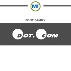 Dot.Com Outline: Free Font Download | MaisFontes
