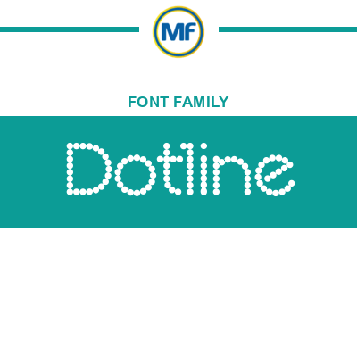 Dotline Font Family: Download Free | MaisFontes