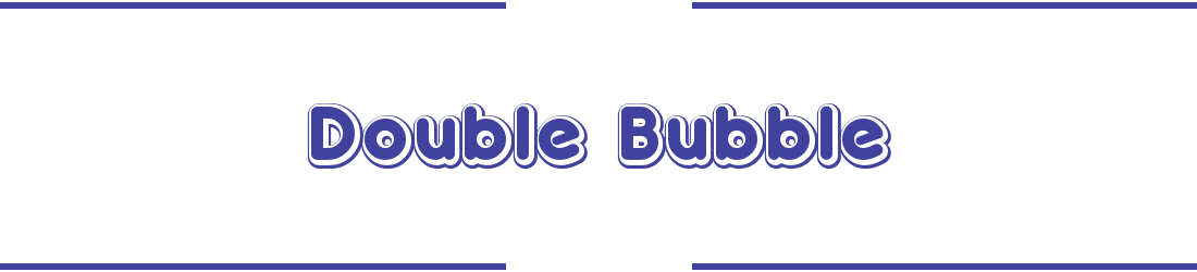 Double Bubble Shadow: Free Font Download | MaisFontes