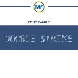 Double Strike Points Font: Free Download | MaisFontes