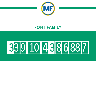 DoubleDigits Font Family: Download Free | MaisFontes
