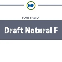 Draft Natural F Regular: Free Font Download | MaisFontes