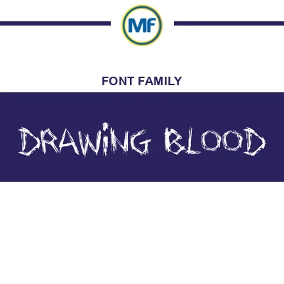 Drawing Blood Font Family: Download Free | MaisFontes