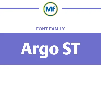 Argo ST Font Family: Download Free | MaisFontes