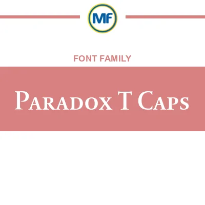 Paradox T Caps Font Family: Download Free | MaisFontes
