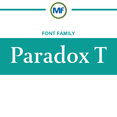 Paradox T Font Family: Download Free | MaisFontes