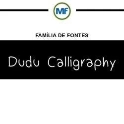 Dudu Calligraphy: Baixar Fonte Grátis | MaisFontes