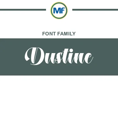 Dustine Font Family: Download Free | MaisFontes