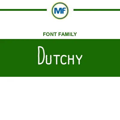 Dutchy Font Family: Download Free | MaisFontes