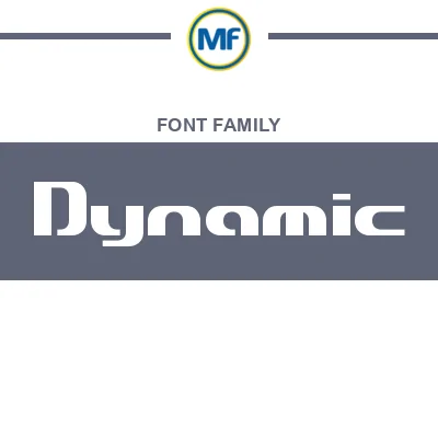 Dynamic Font Family: Download Free | MaisFontes
