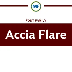 Accia Flare Bold: Free Font Download | MaisFontes