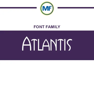 Download Atlantis Fonts | MaisFontes
