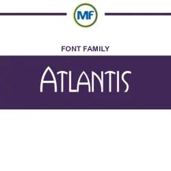 Atlantis Font: Free Download | MaisFontes