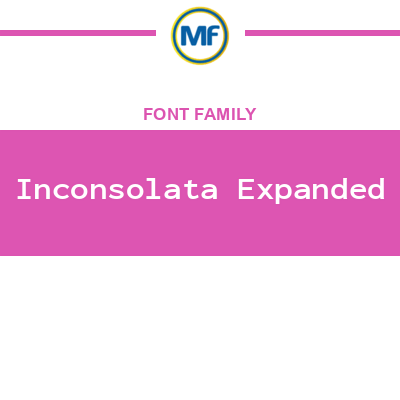 Download Inconsolata Expanded Fonts (Google Fonts) | MaisFontes