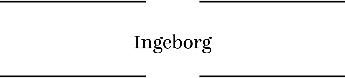 Ingeborg Font: Free Download | MaisFontes