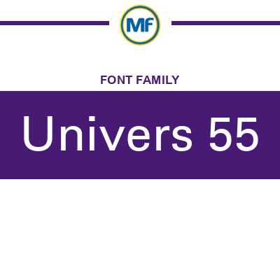 Download Univers 55 Fonts | MaisFontes